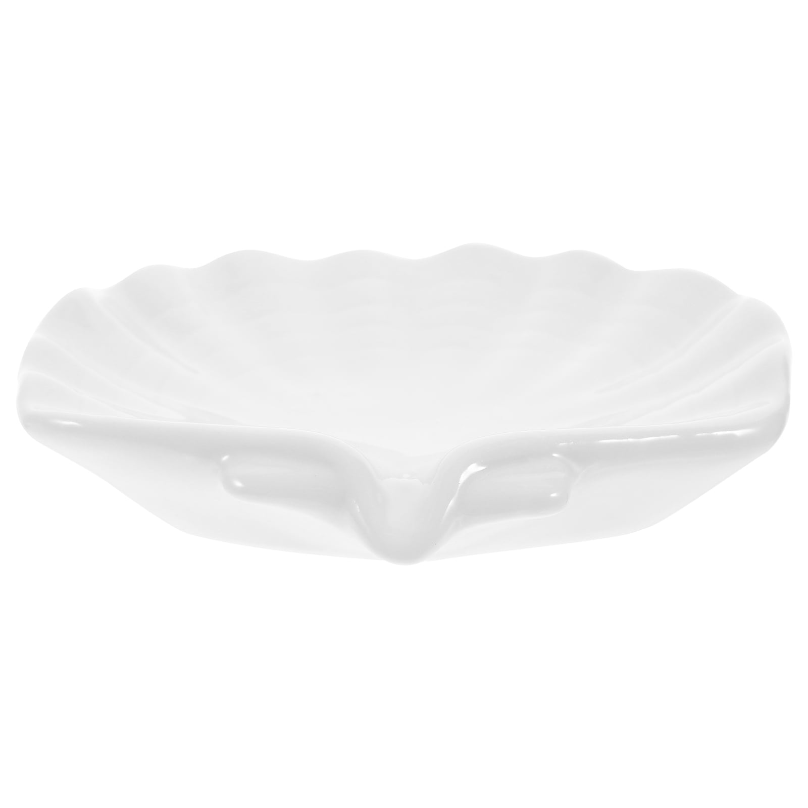 Masteelf Shell Shaped Soap Dish Ceramic Soap Tray Bathroom Soap Holder ...