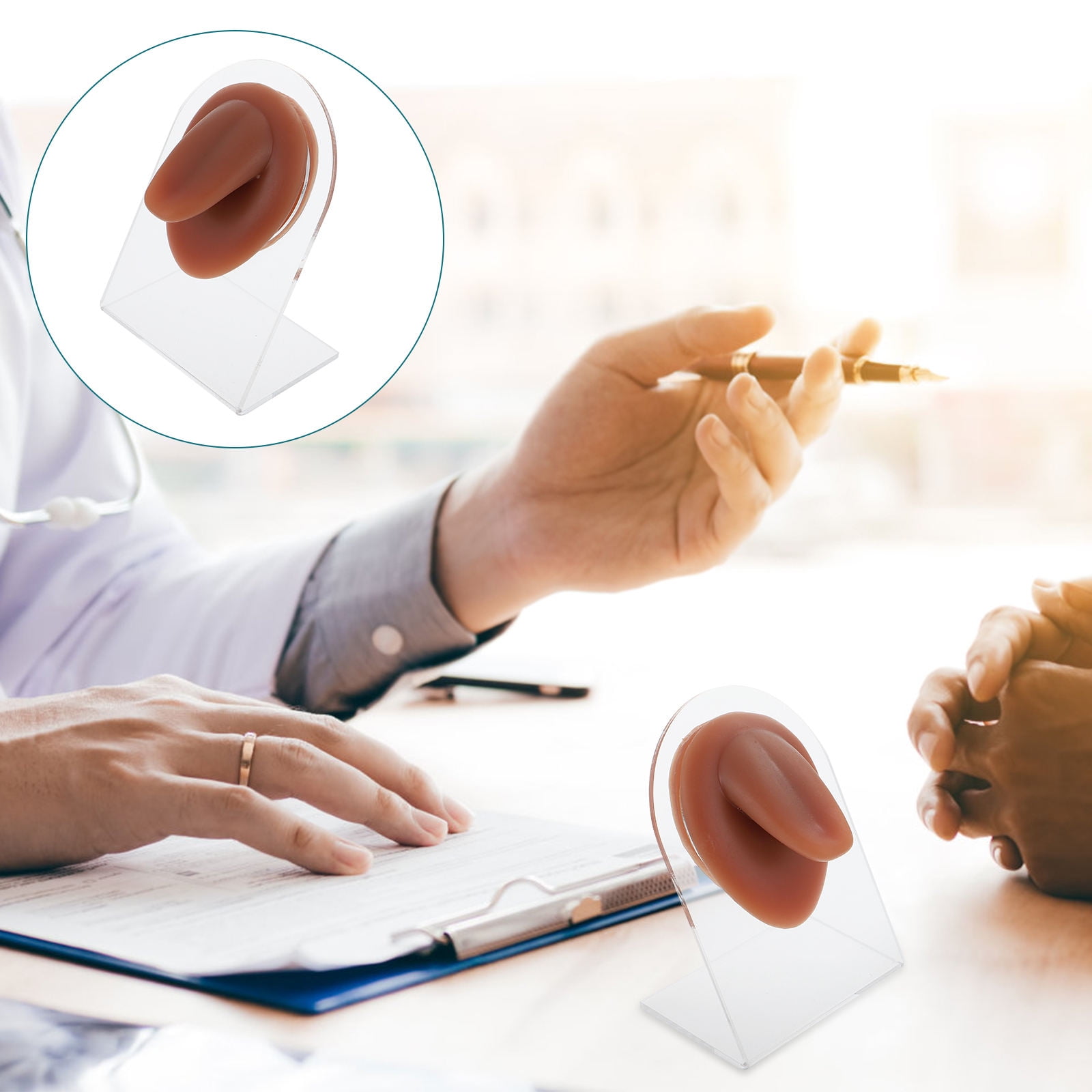 Masteelf Silicone Tongue Model Reusable Simulation Human Tongue Model ...