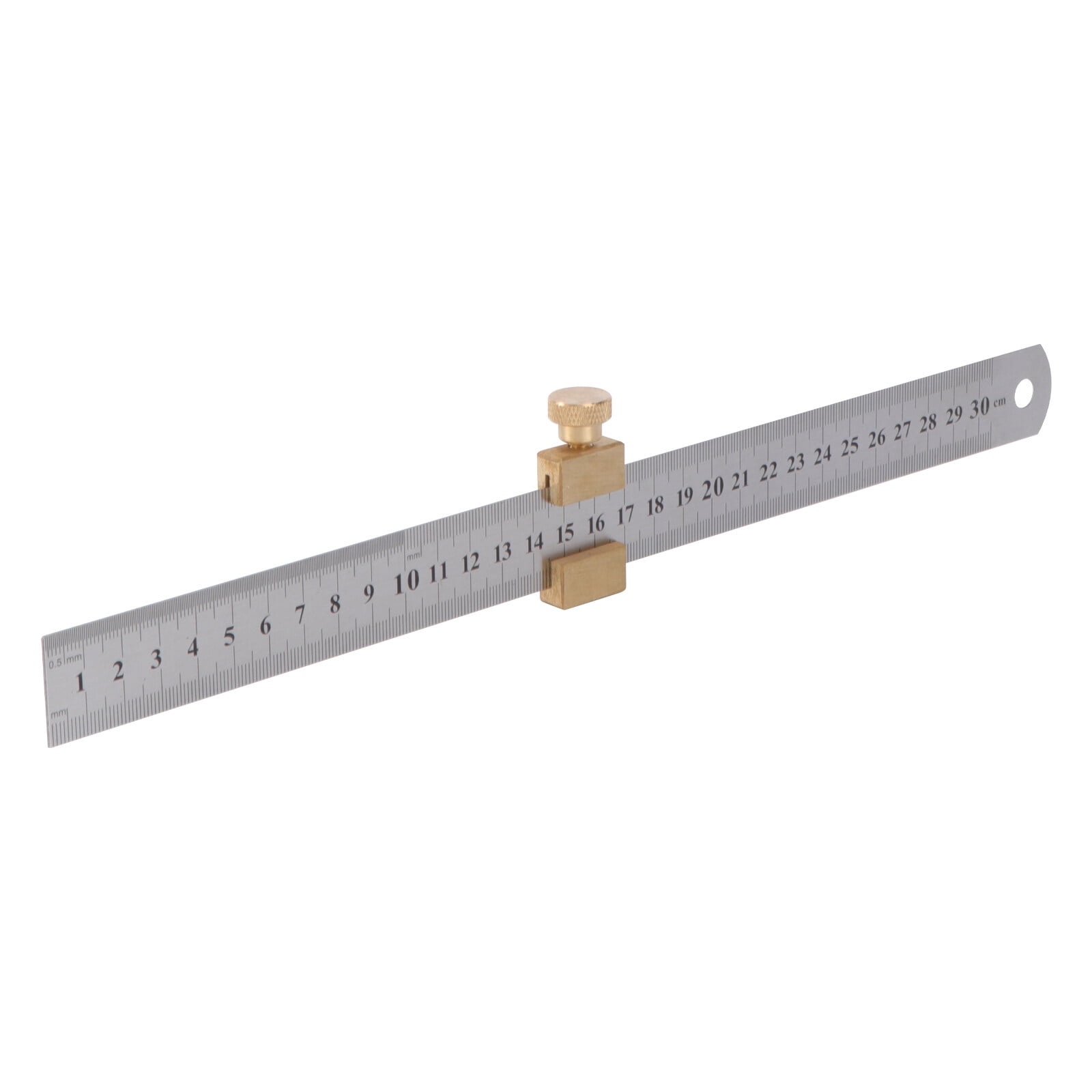 Masteelf Silver Brass Positioning Block 1Set for Woodworking Scribing ...