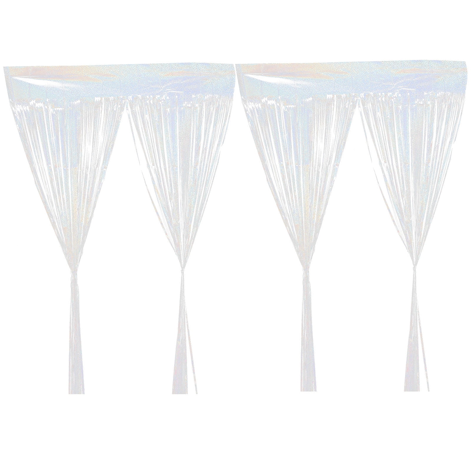 Masteelf Plastic Fringe Curtains for Party Decorations, Photo Backdrop ...