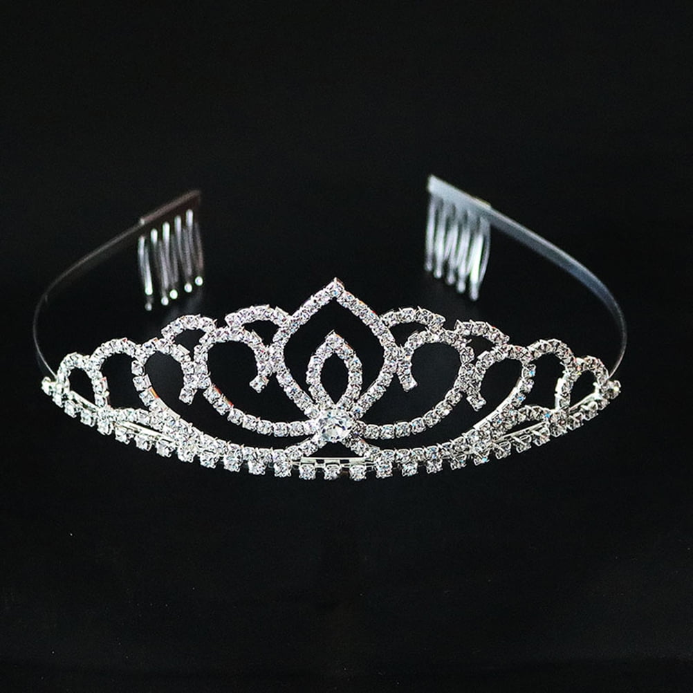 Masteelf Silver Rhinestone Bridal Crown for Women Easy to Wear Stunning ...