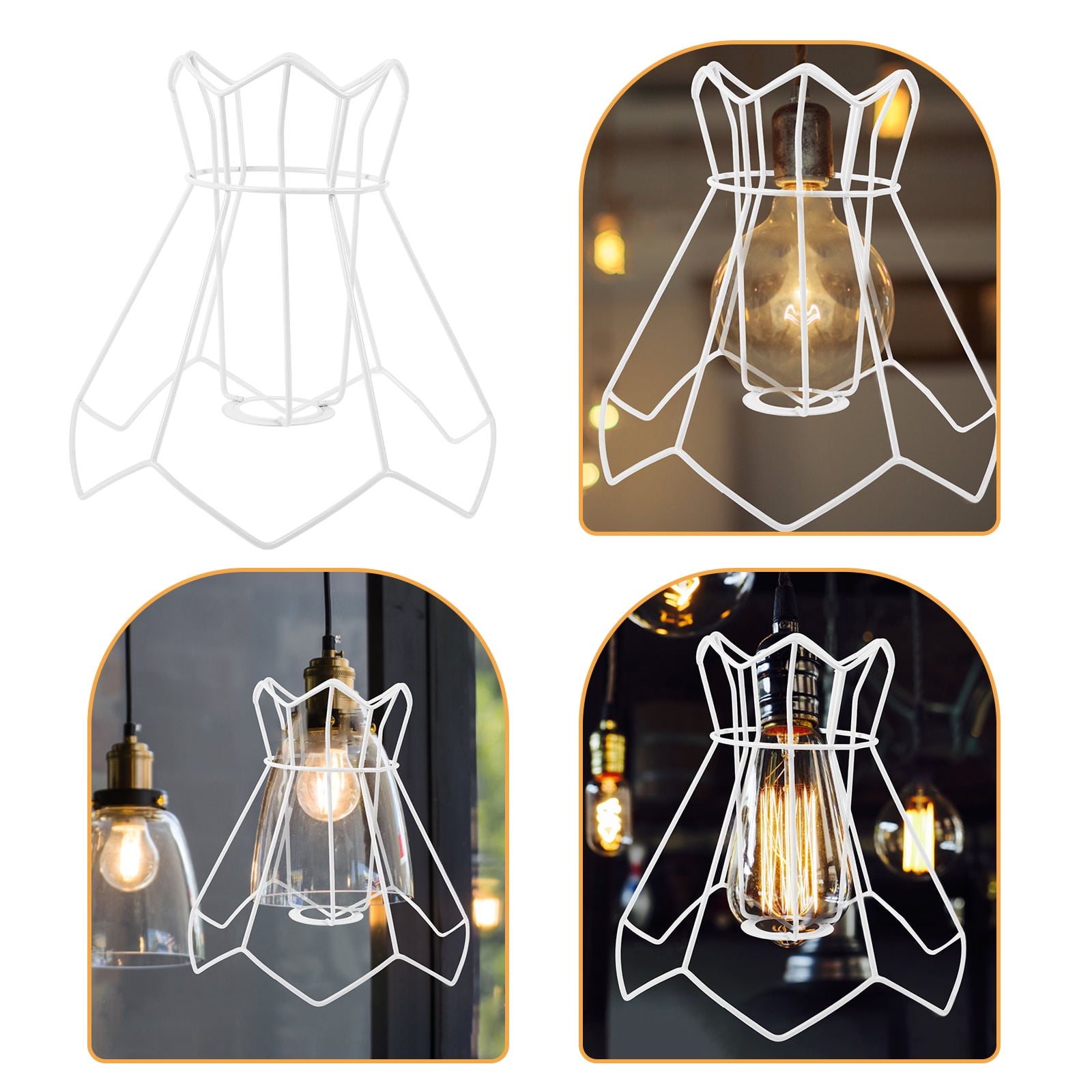 Masteelf Simple Table Light Shade Frame European Style Desk Lampshade ...