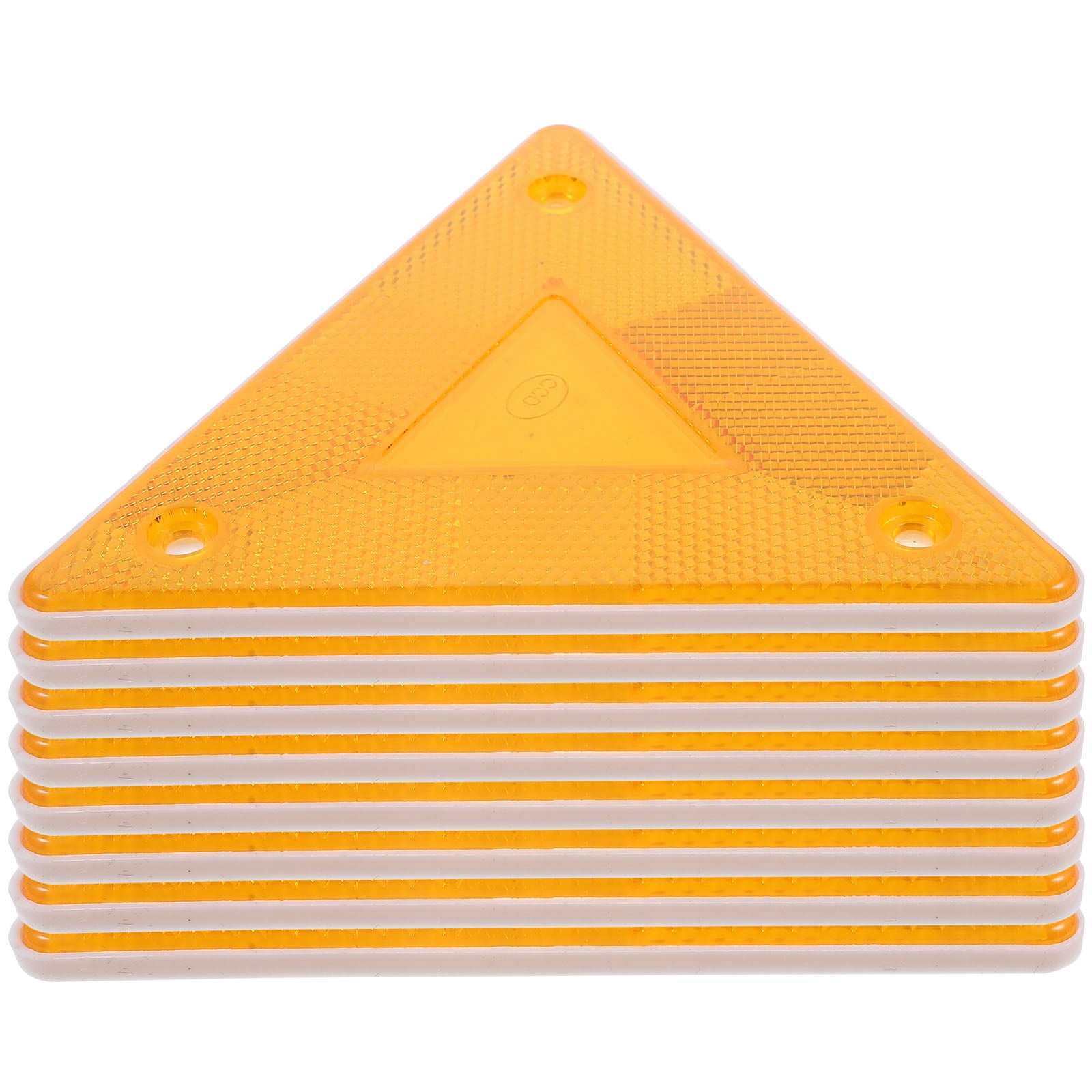 Masteelf Slow Moving Vehicle Sign for Car Reflective Plastic Yellow ...