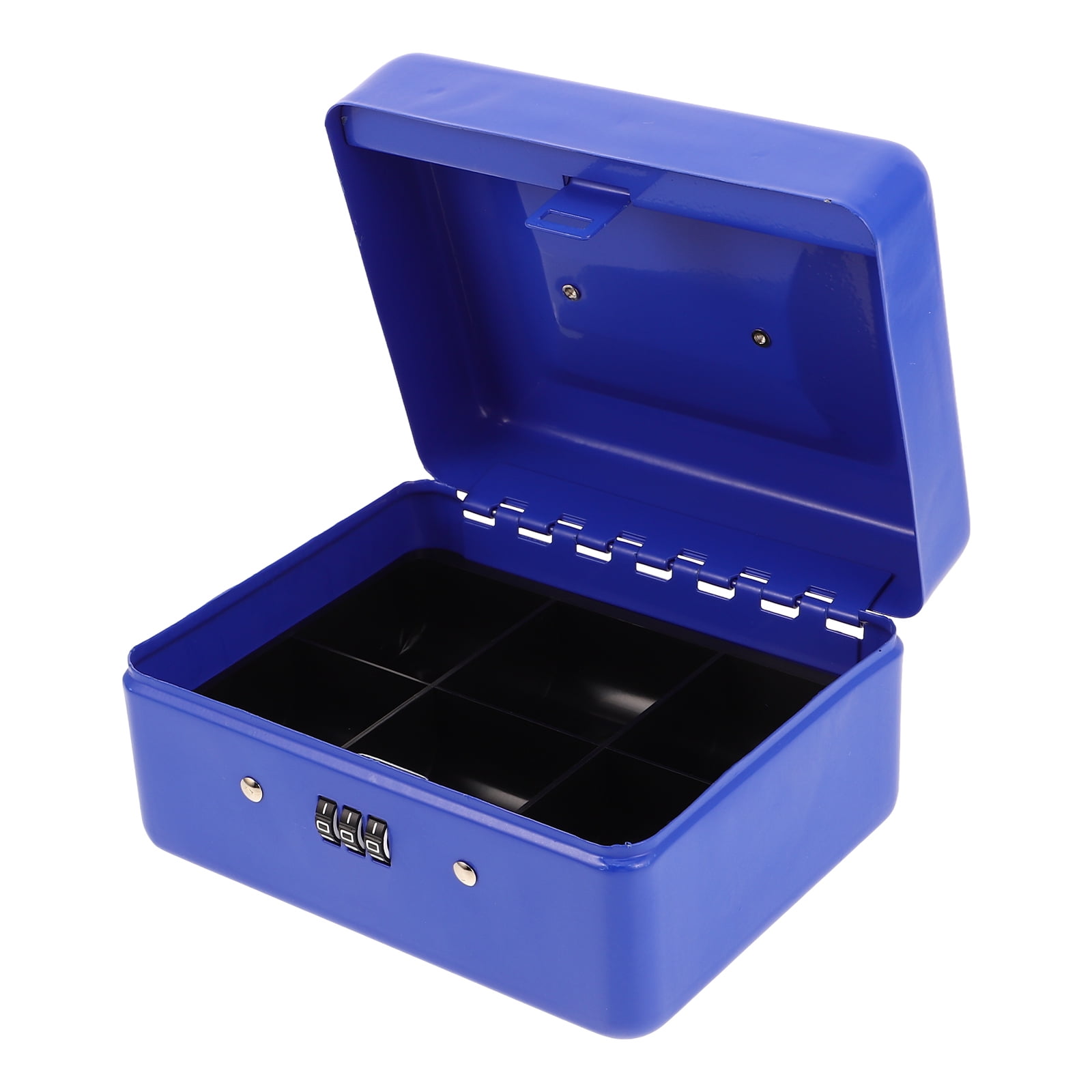 Masteelf Small Metal Cash Box With Combination Lock 5.8 Inch Portable ...