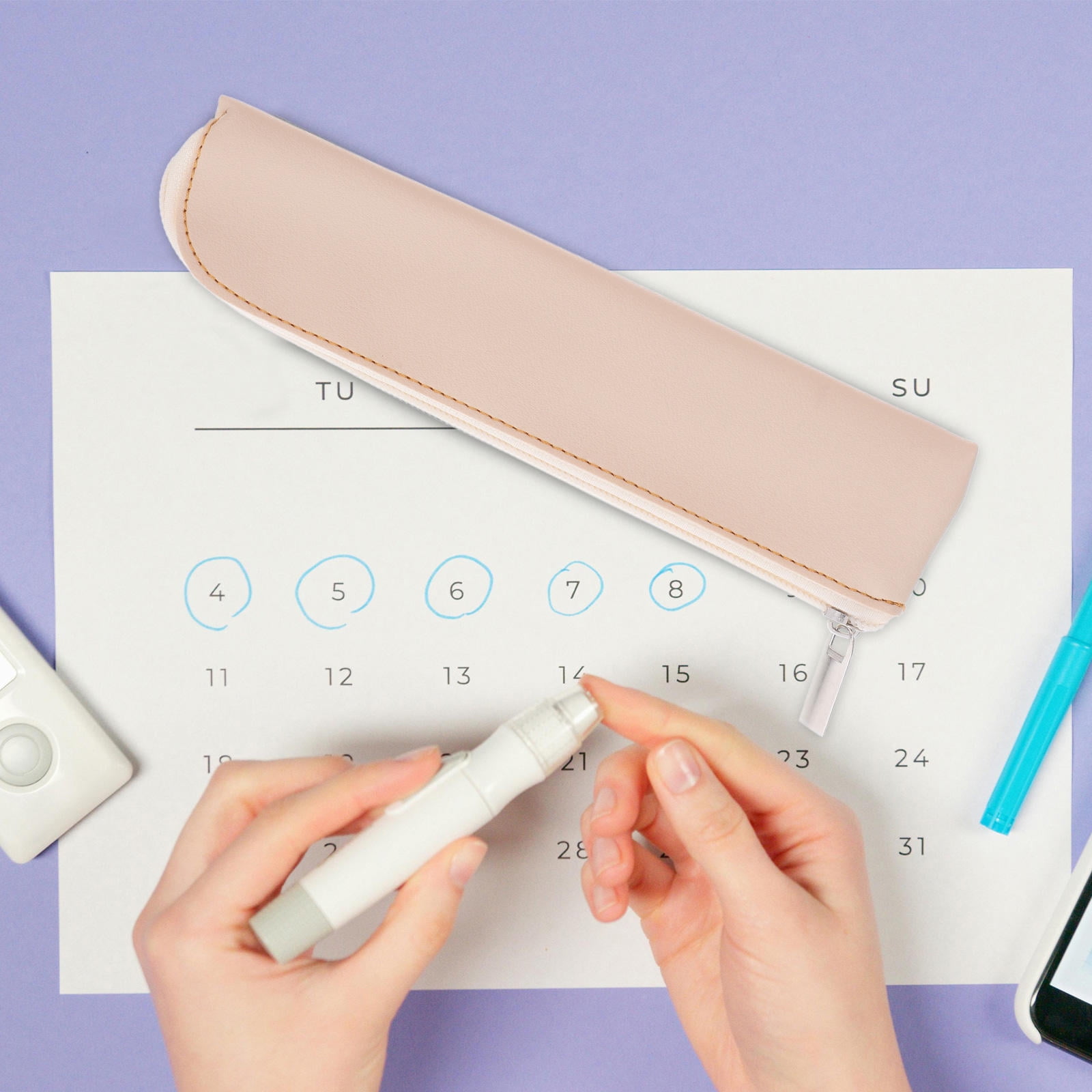 Masteelf Small Pencil Case Slim Insulin Pen Bag Portable Pen Case Small ...