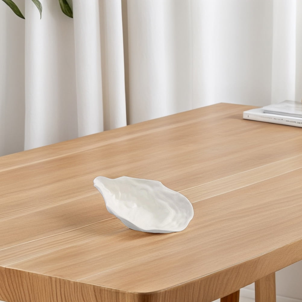 Masteelf Snack Tray Oyster Shaped Serving Plates Dessert Serving Tray ...