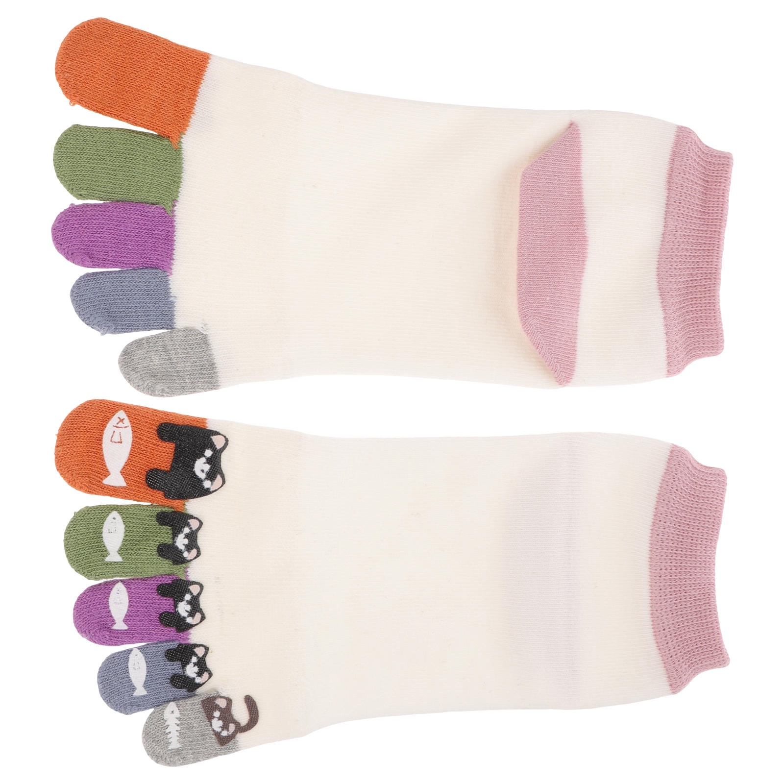 Masteelf Socks with Toes Separated for Women Split Lightweight ...