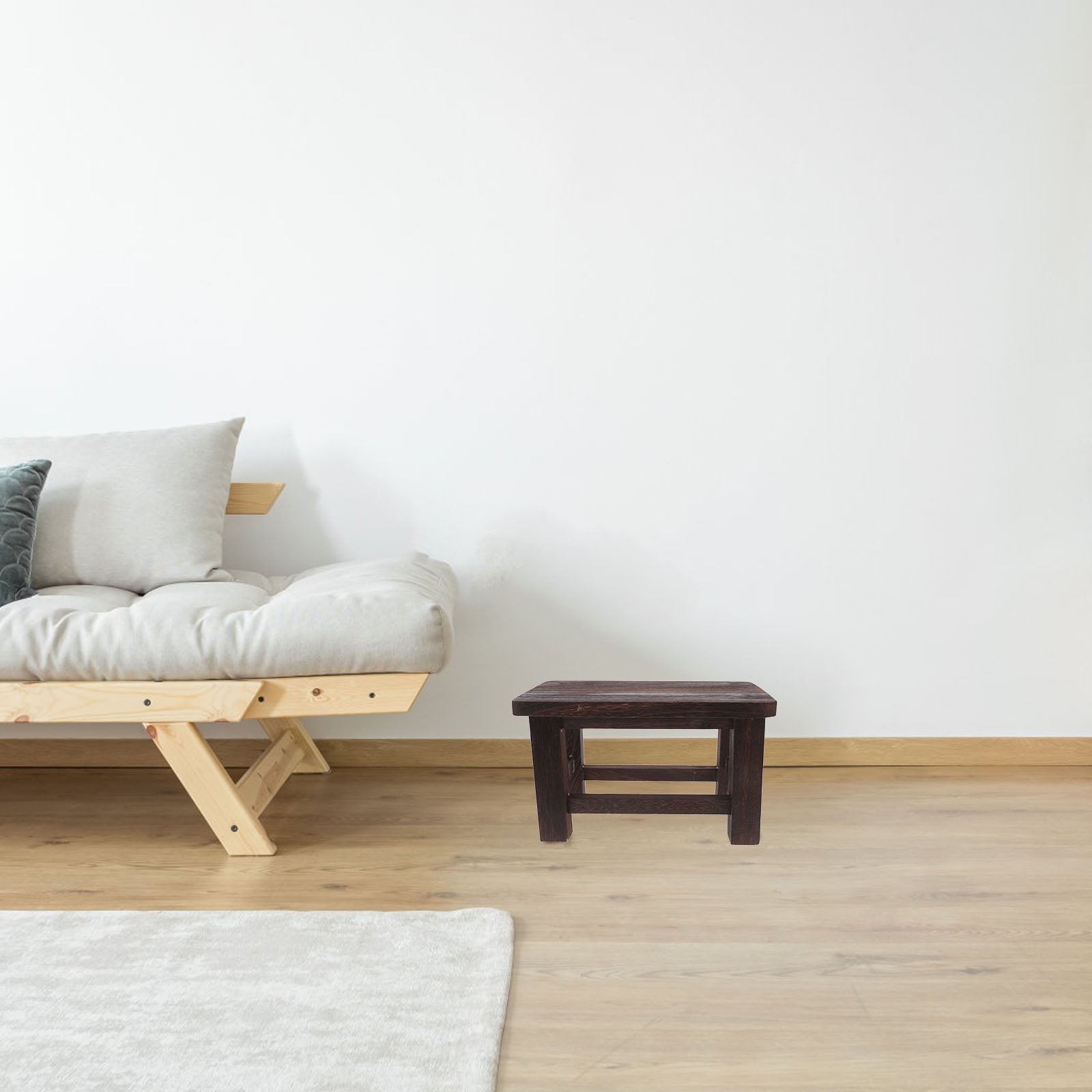 Wood Small Stool for Home Made from Solid Wood with Assorted Color ...