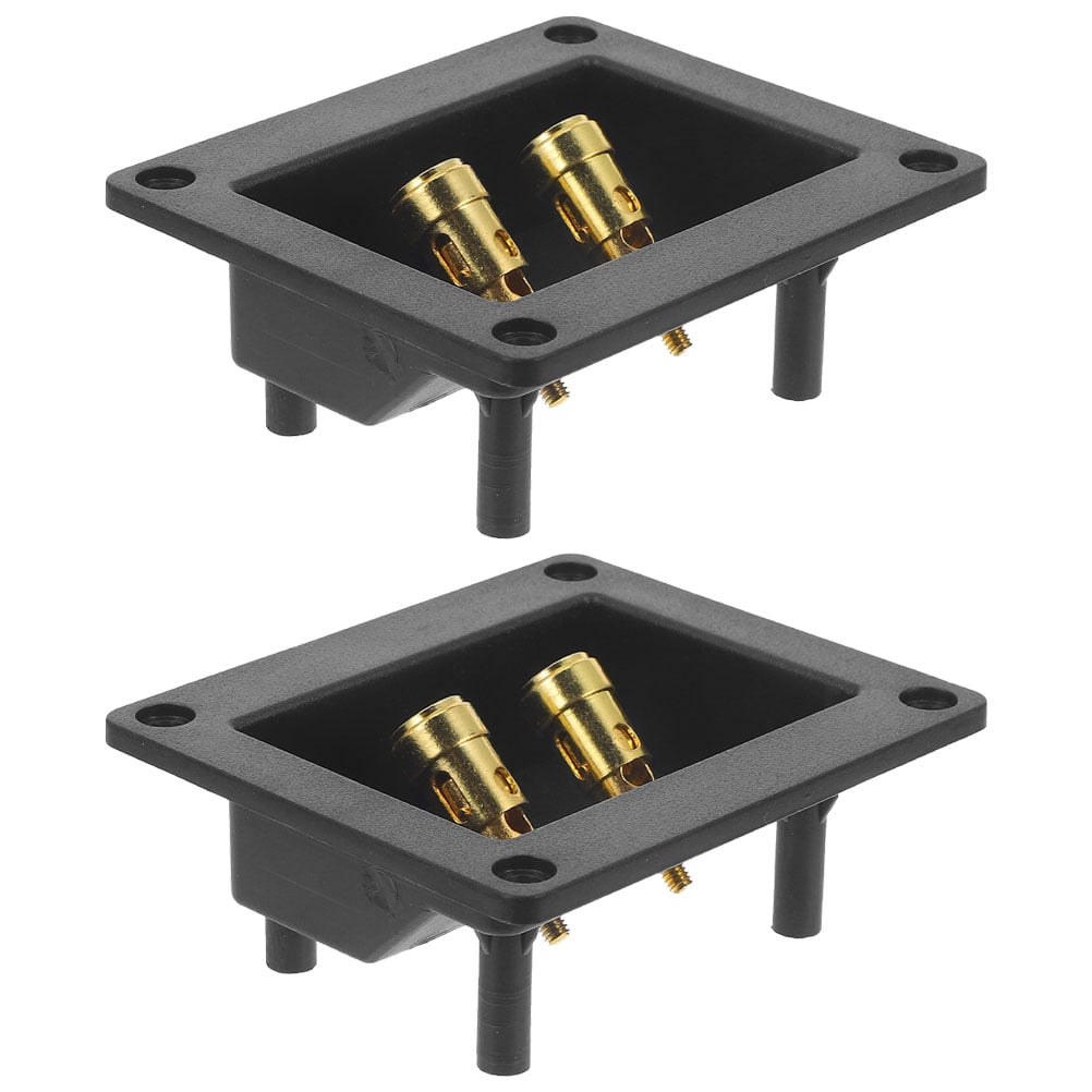 Masteelf Speaker Terminal Box 2pcs DIY 2-Way Speaker Binding Post ...