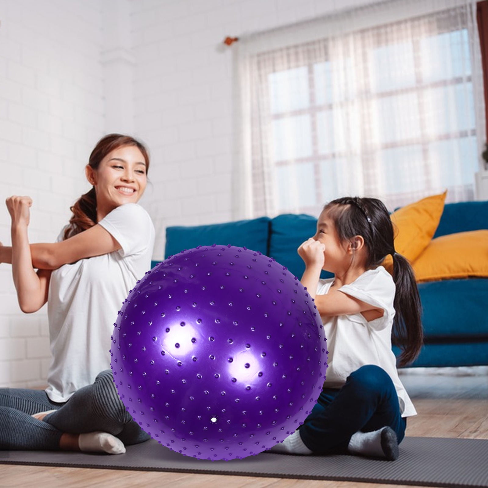 Masteelf Spiky Yoga Massage Ball Sensory Training Exercise Ball Anti ...