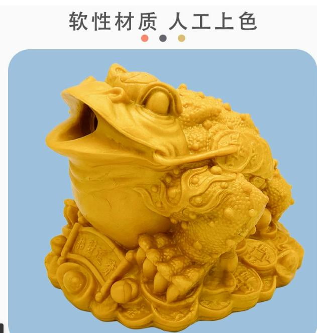 Masteelf Spitting Frog Tea Pet Lucky Money Toad Water Fountain Spouts ...