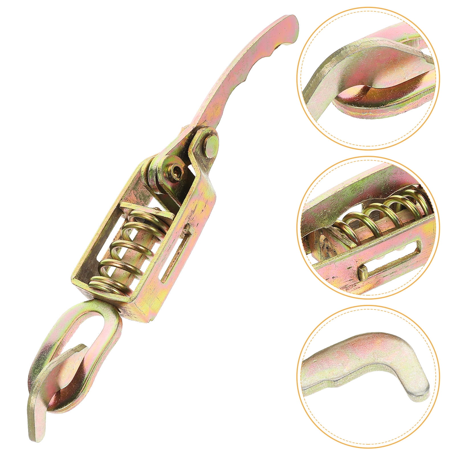 Masteelf Spring Loaded Buckle Latch Heavy Duty Galvanized Iron Latch ...