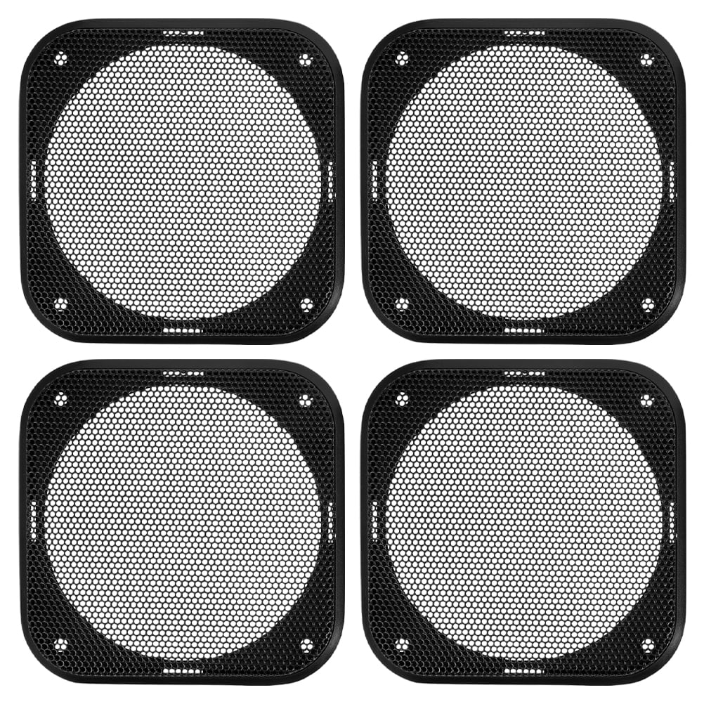 Masteelf Square Speaker Grill Cover 4pcs 4inch Car Audio Decorative ...