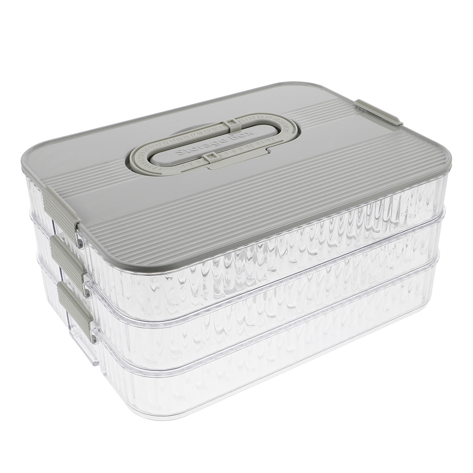 Masteelf Stackable And Detachable Plastic Storage Container Three-Layer ...