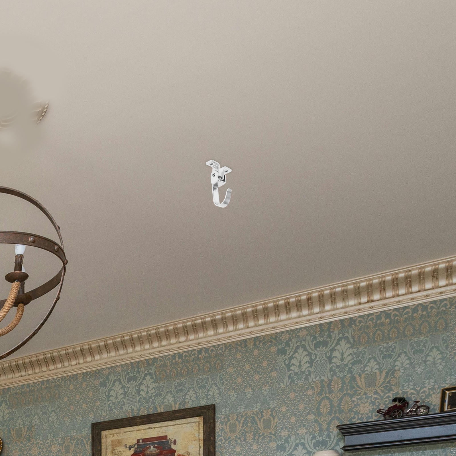 Masteelf Stainless Steel Ceiling Hook for Heavy Duty Fan and Lights ...