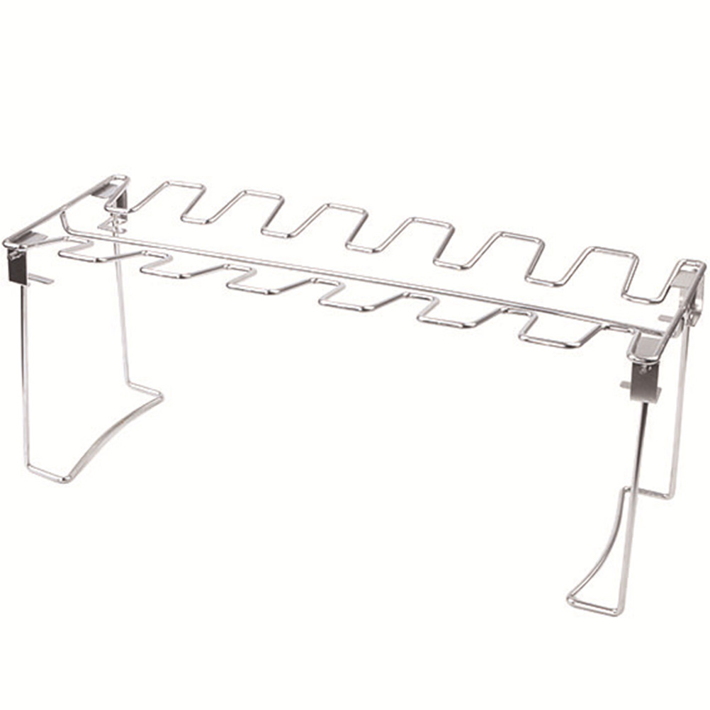 Masteelf Stainless Steel Chicken Leg Rack for Grilling with Stationary ...