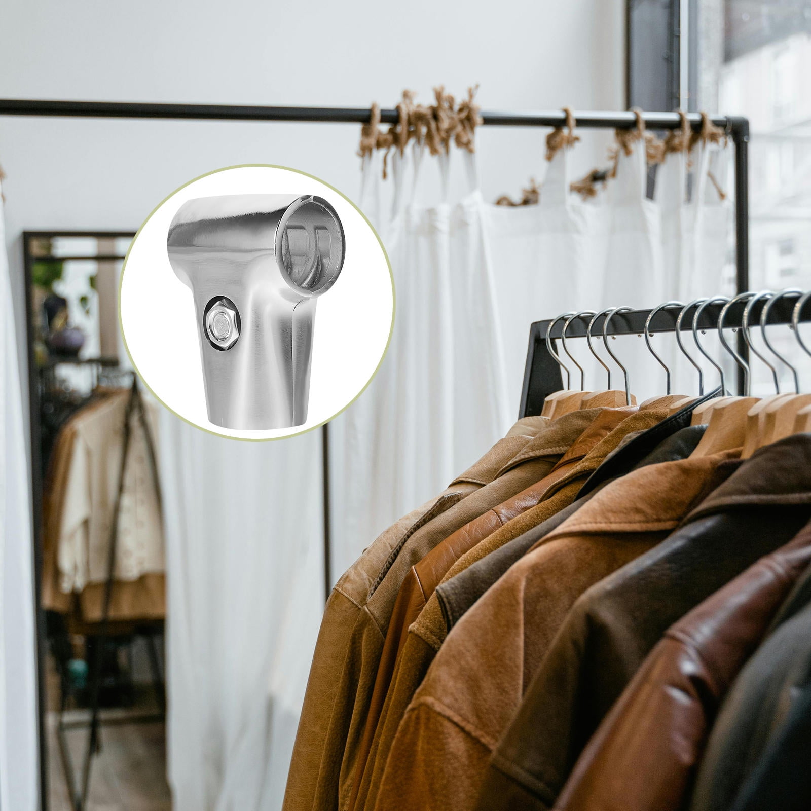 Masteelf Stainless Steel Connector for Racks and Drying Shelves Easy ...