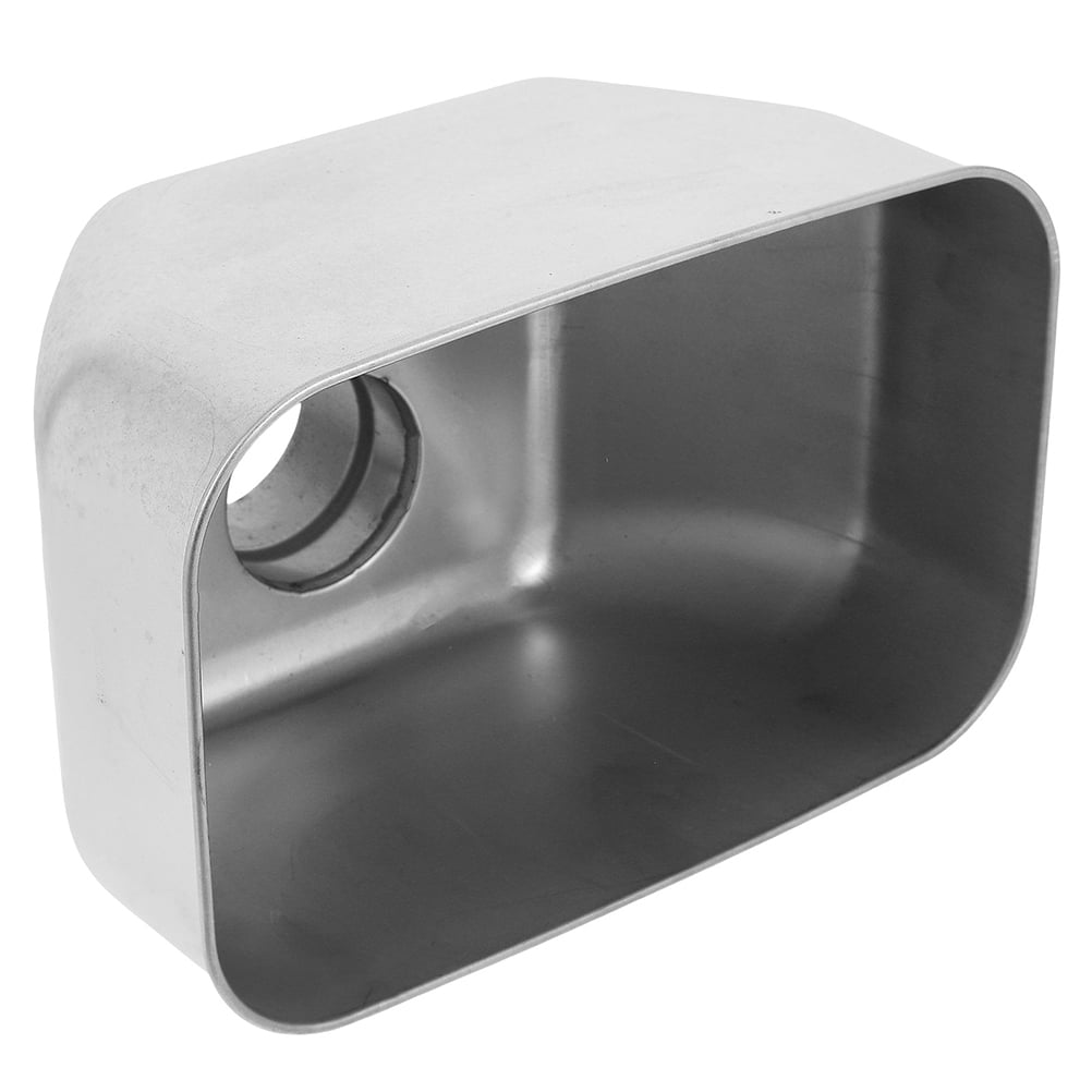 Masteelf Stainless Steel Downspout Gutter Attachment Funnel Wide Mouth ...