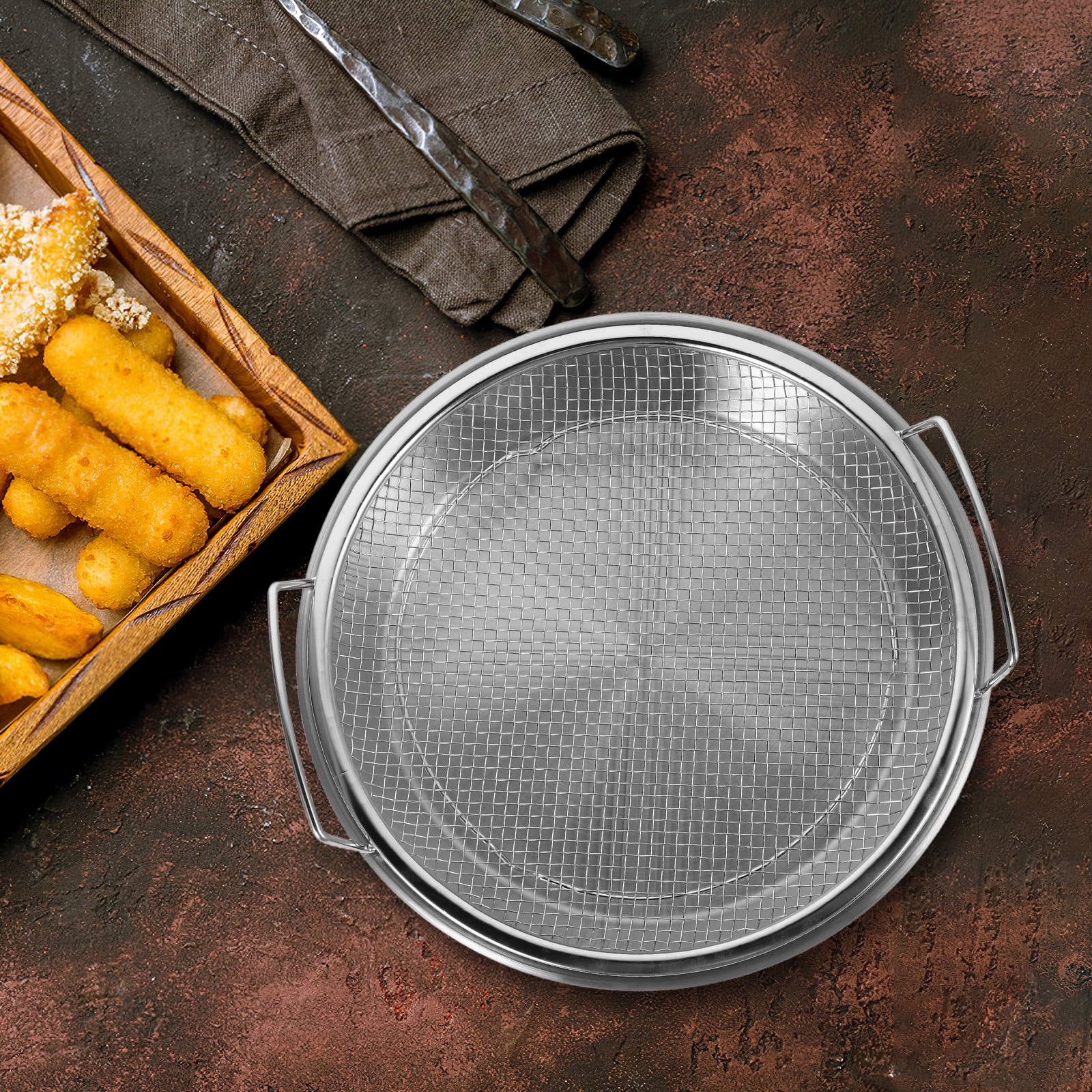 Masteelf Heavy-Duty Stainless Steel Kitchen Sink Drain Pan Strainer and ...