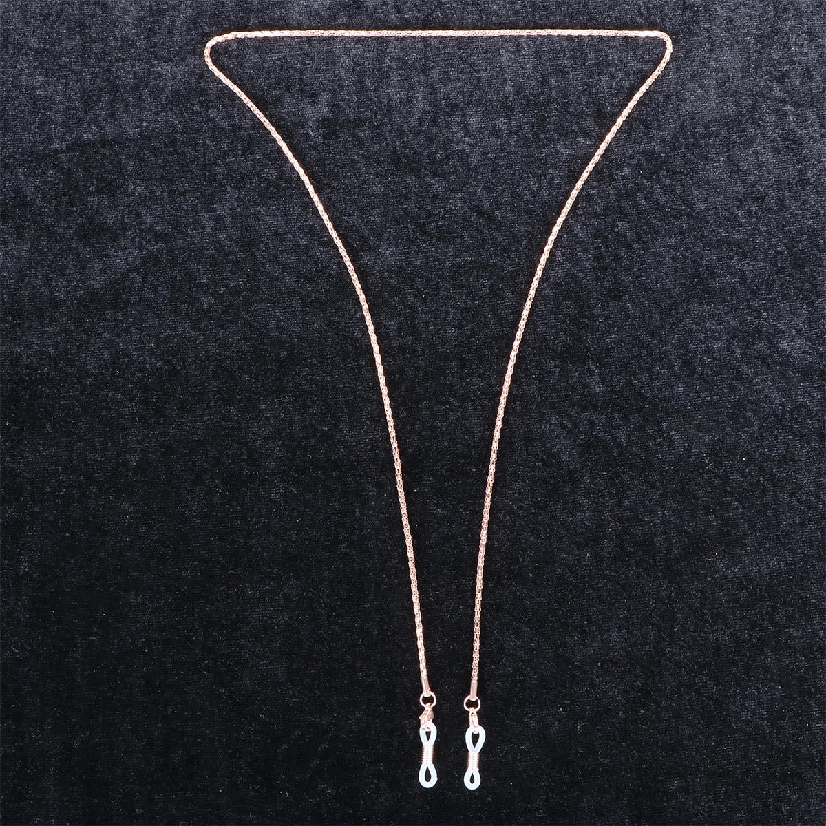 Masteelf Stainless Steel Eyeglass Chain Holder in Golden with ...