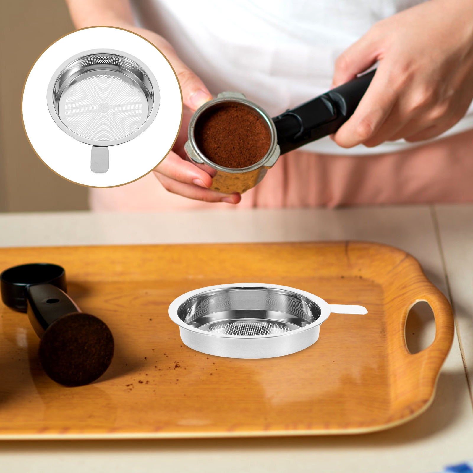 Masteelf Stainless Steel Oil Filter Mesh Strainer For Kitchen Use ...