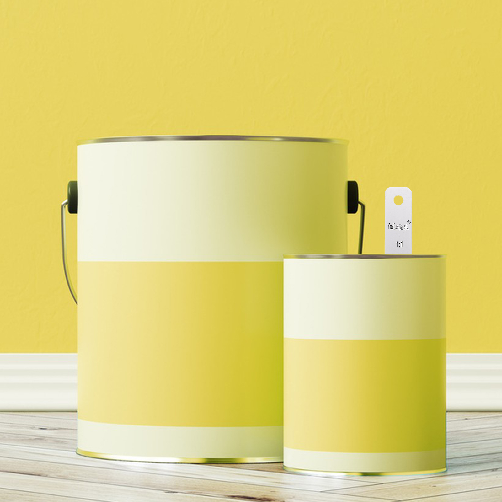 Masteelf Stainless Steel Paint Mixing Tool Ruler Graduation Rule for ...