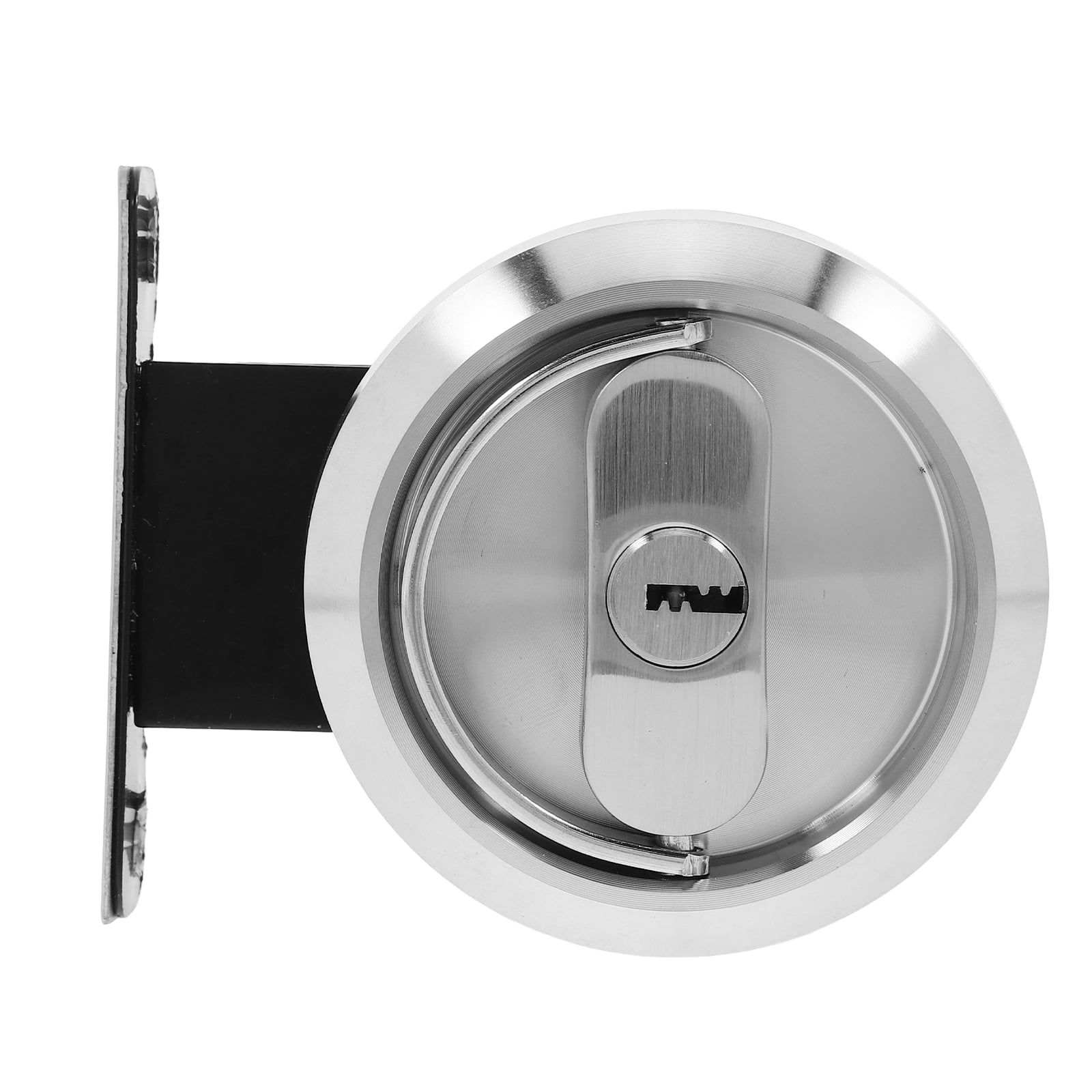 Masteelf Stainless Steel Pocket Door Lock Round Bed Bath Handles Latch ...