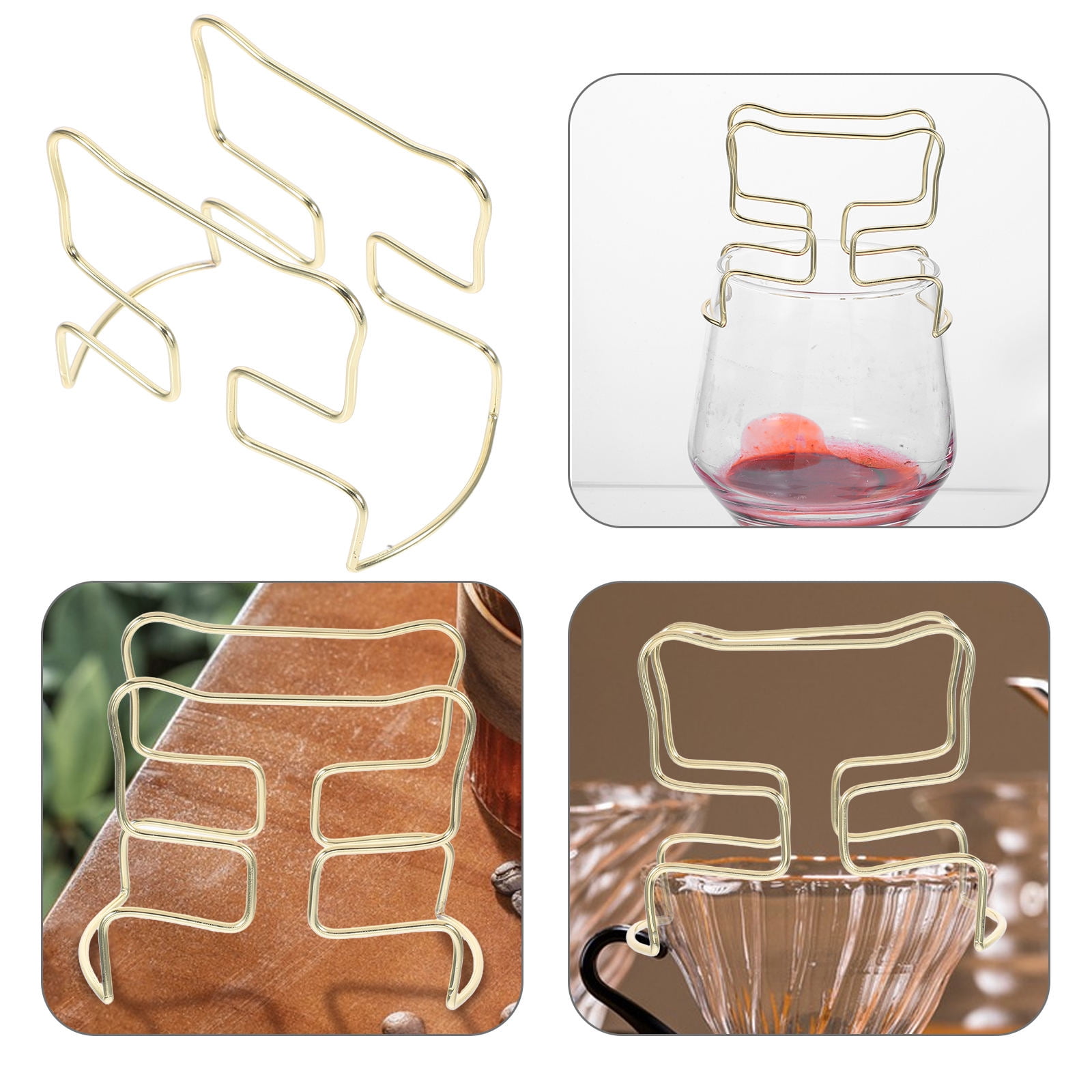 Masteelf Stainless Steel Portable Coffee Dripper Holder Filter Paper ...