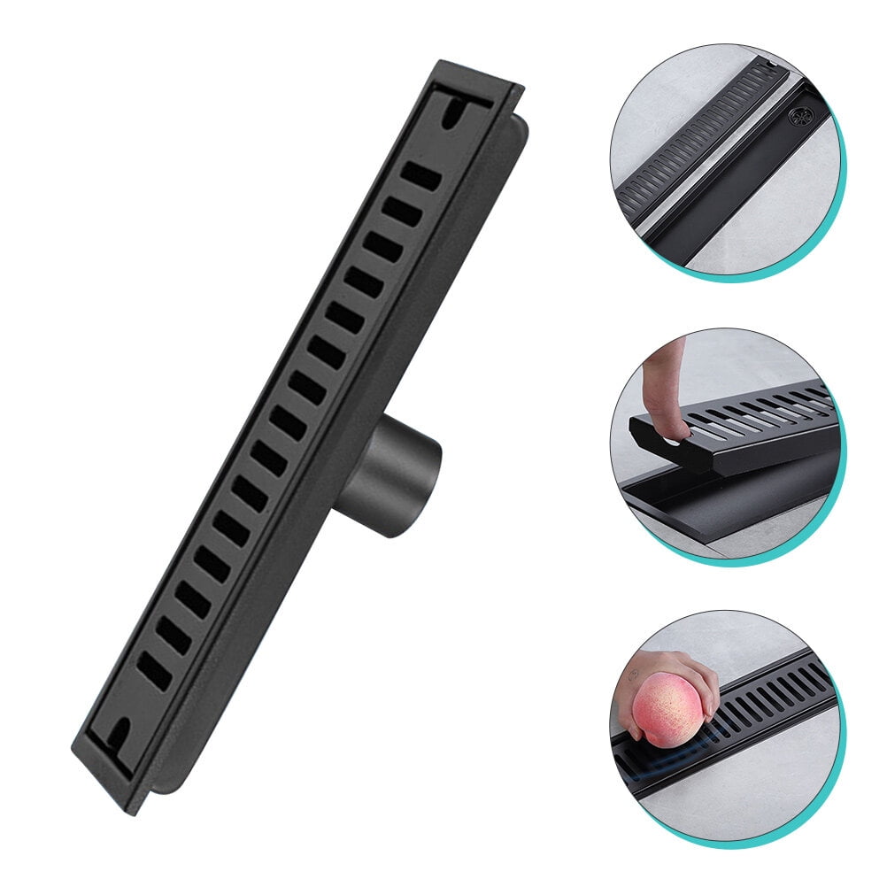 Masteelf Stainless Steel Shower Drain Kitchen Linear Drain Rectangular ...