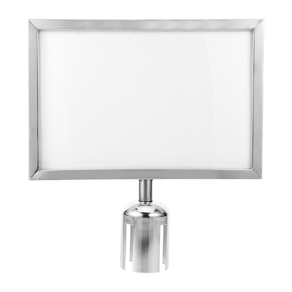 Masteelf Stanchion Sign Holder Vertical Detachable Belt Stanchion ...