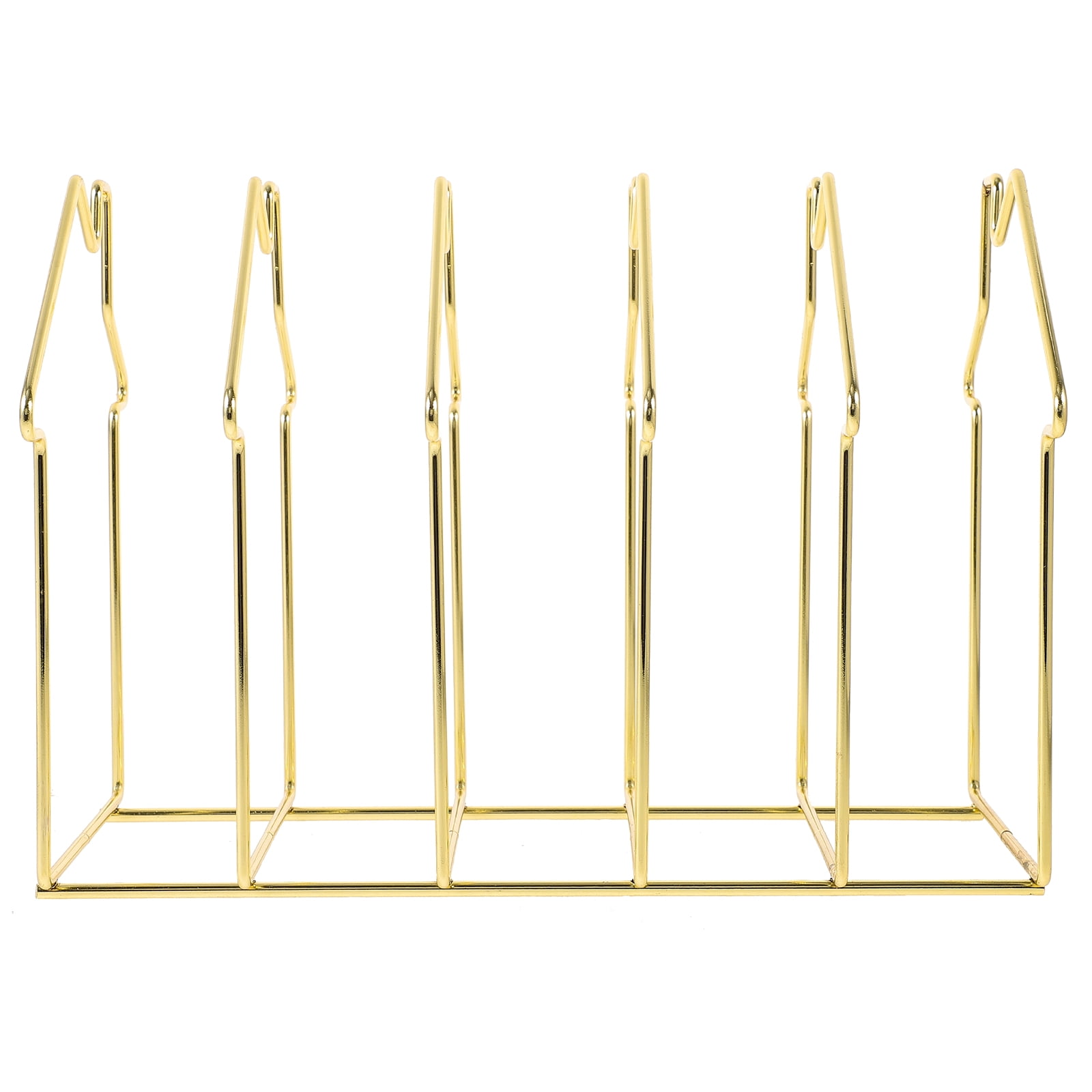 Masteelf Golden Iron File Sorter with 5 Sections for Desk Accessories ...