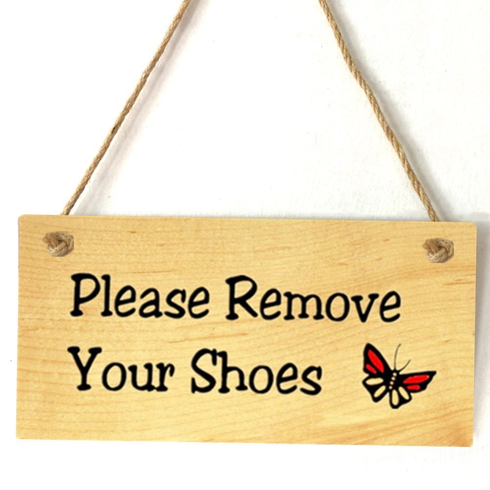 Masteelf Store Sign Remove Wooden Hang Tag Wall Decor Door Warm ...