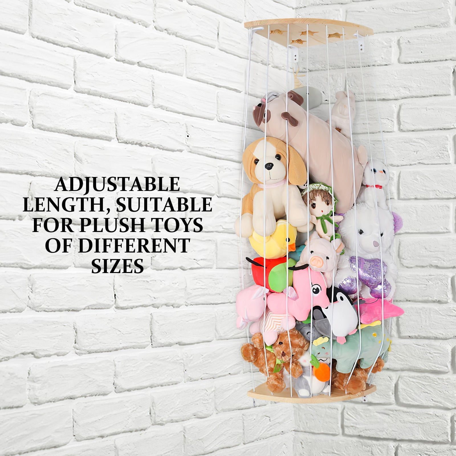 Masteelf Stuffed Animal Storage Zoo Stuffed Animal Holder Space Save ...