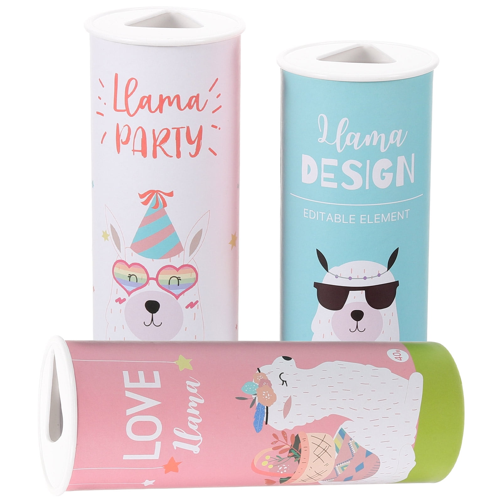 Masteelf Refillable Car Tissue Holder Cylinder, Paper Design, Fits Cup ...