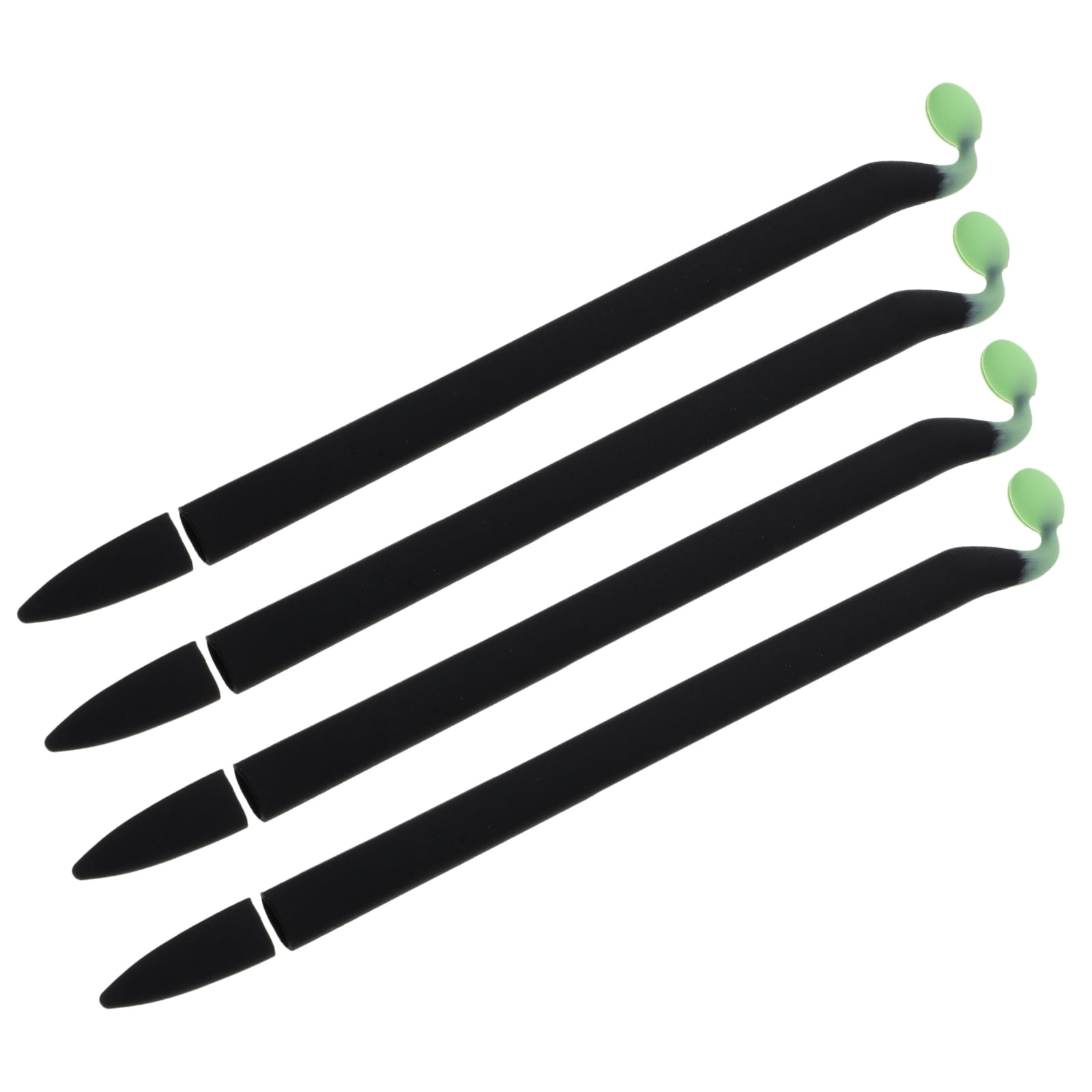 Masteelf Stylus Silicone Holder Sleeve Pen Pencil Finger Grips Black ...