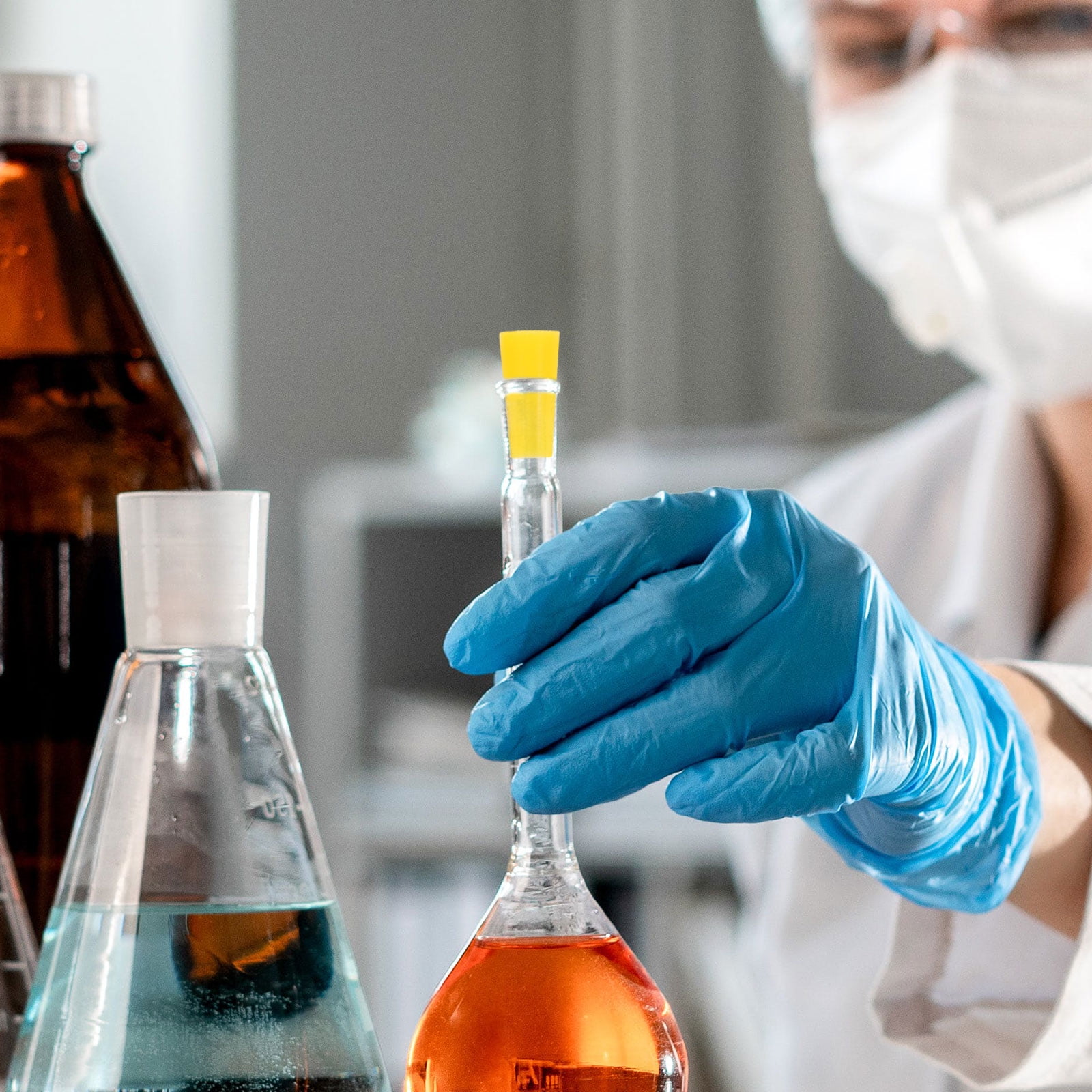 Masteelf Suite of 8 Sizes Assorted Color Rubber Plugs for Lab Tubes ...