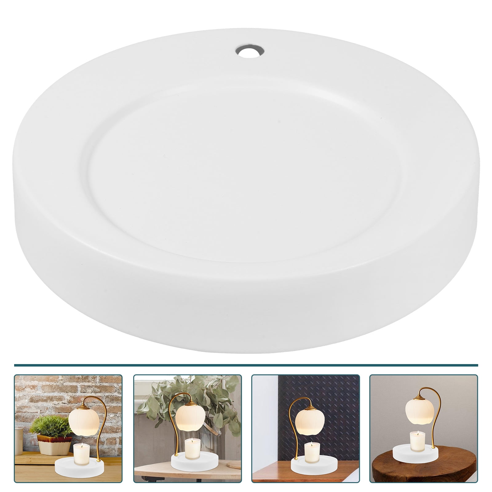 Masteelf Table Lamp Base Aromatherapy Table Lamp Base Round Desk Lamp ...