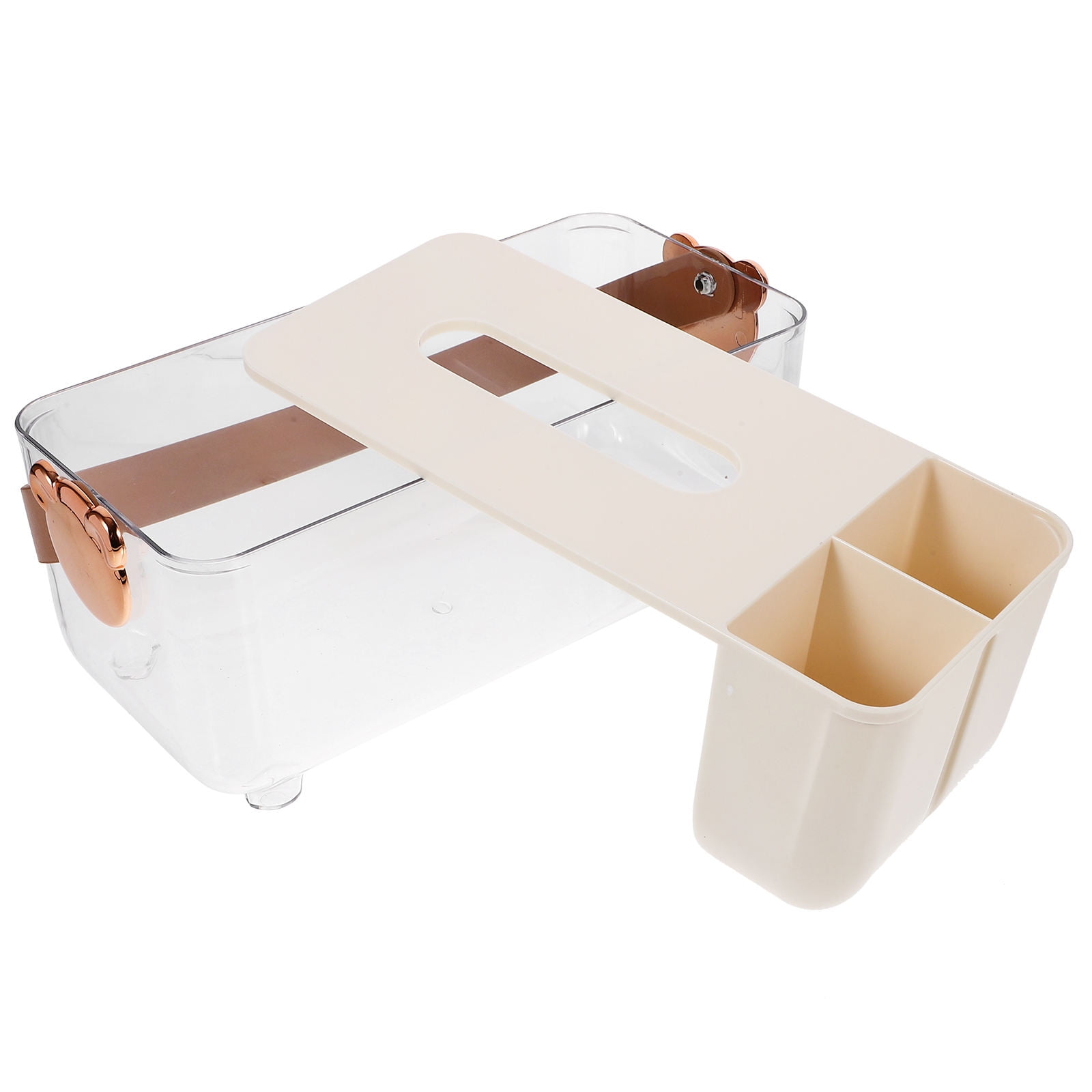 Masteelf Table Tissue Holder Dispenser Large Storage Bathroom Desktop ...