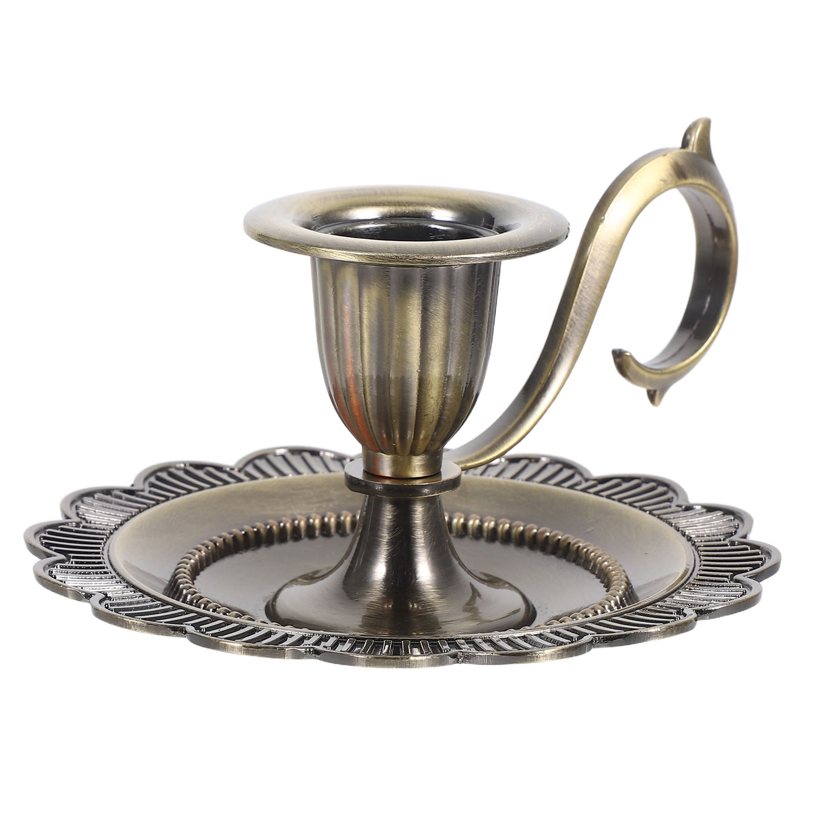 Masteelf Taper Candle Holders Vintage Candlestick Holder with Handle ...