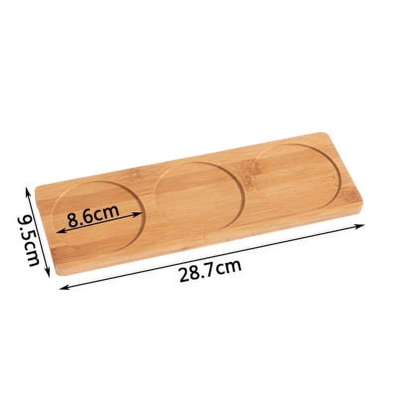 Masteelf Tasting Beer Flight Board 3- Board Serving Tray Drink Flight ...