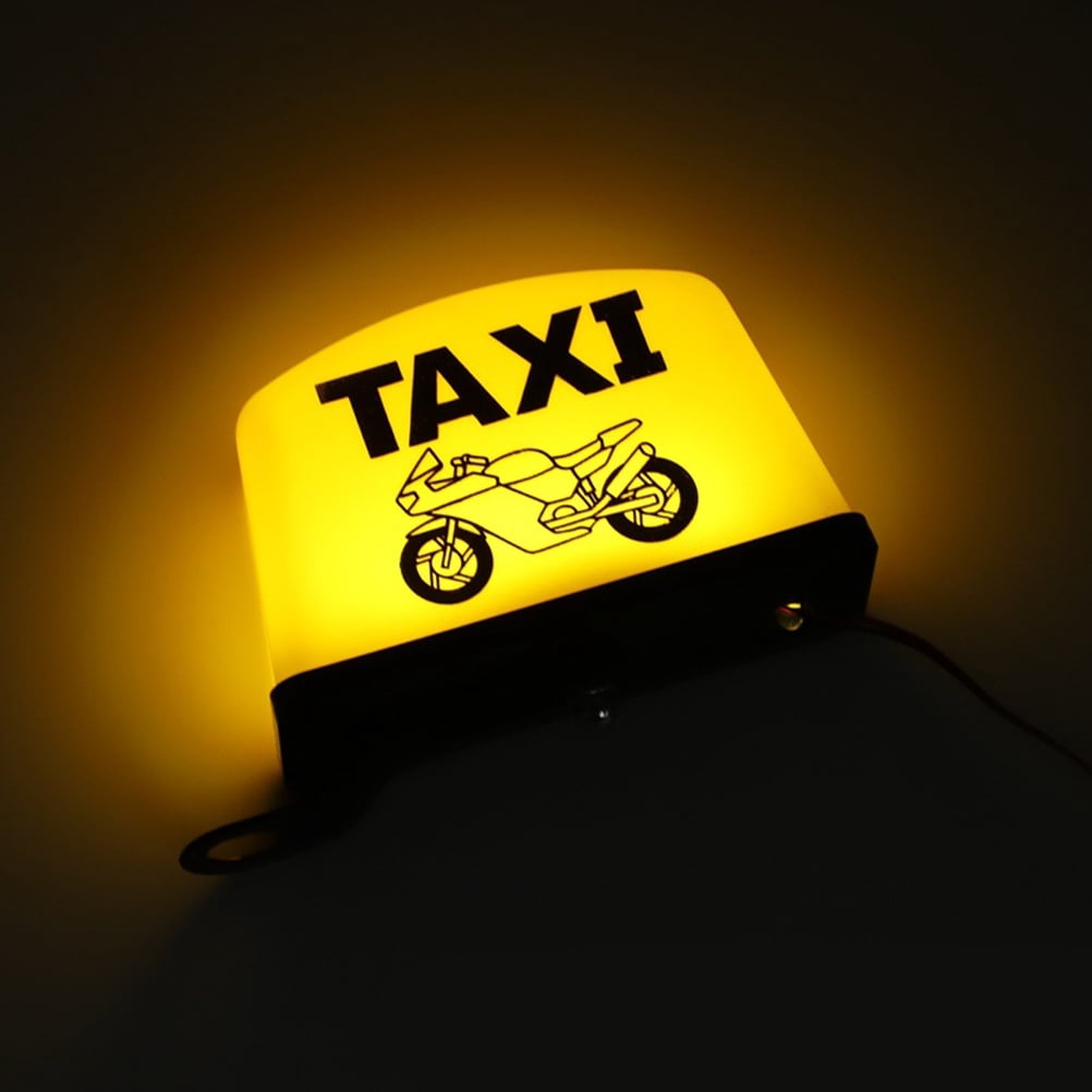 Masteelf Taxi Car Light 12v Taxi Lamp Taxi Illuminated Sign Taxi Top ...