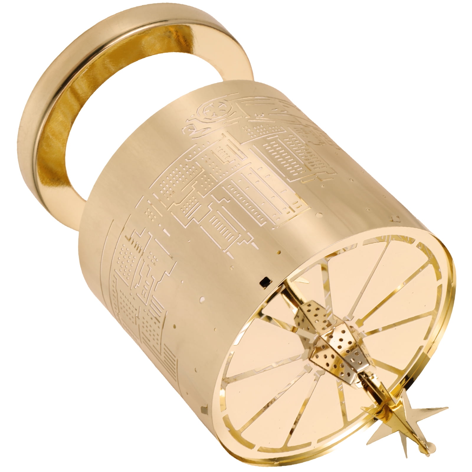 Masteelf Tealight Tealights Rotating Revolving Lantern Candle Holder ...