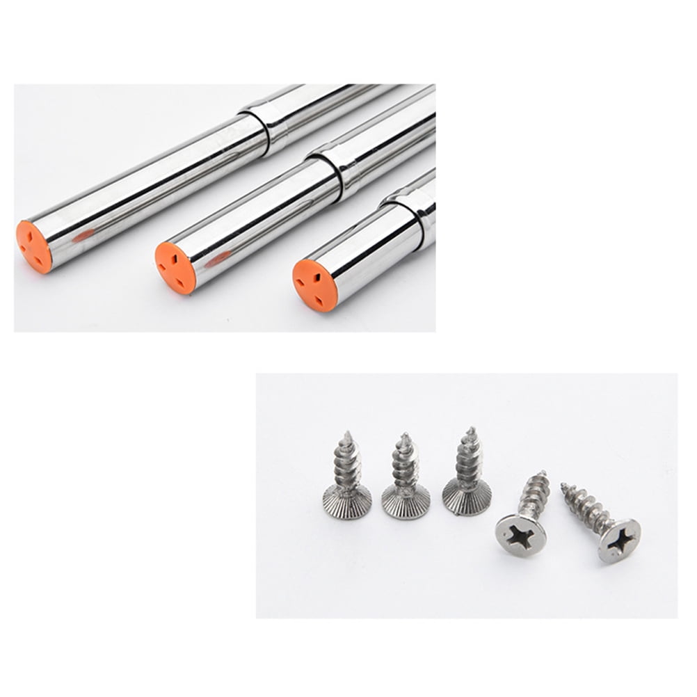 Masteelf Telescopic Closet Rod for Clothes Made of Stainless Steel ...