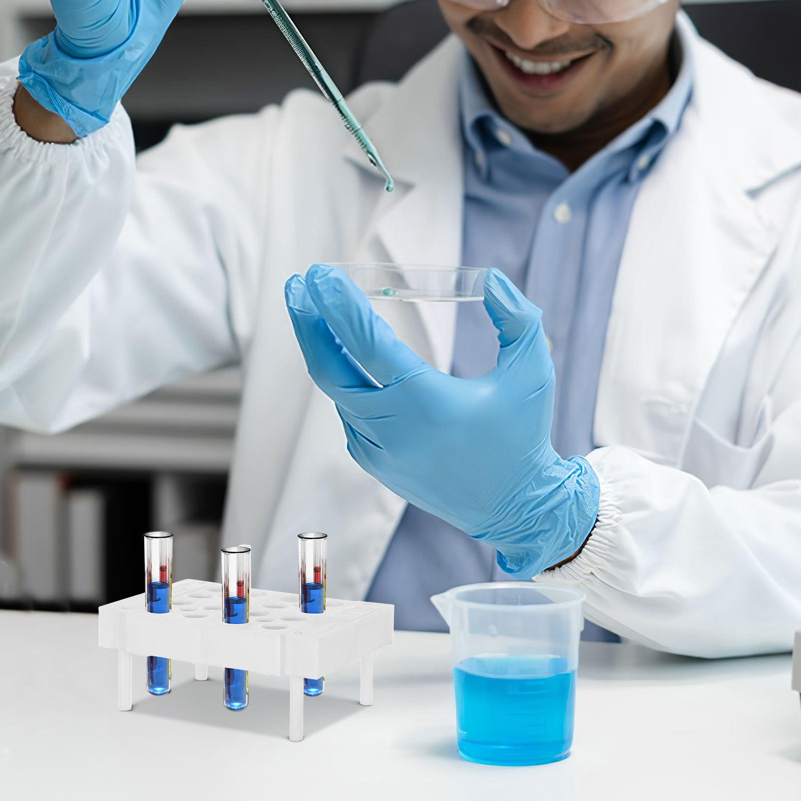Masteelf Test Tube Rack Laboratory Centrifuge Plastic Tube Holder Test ...