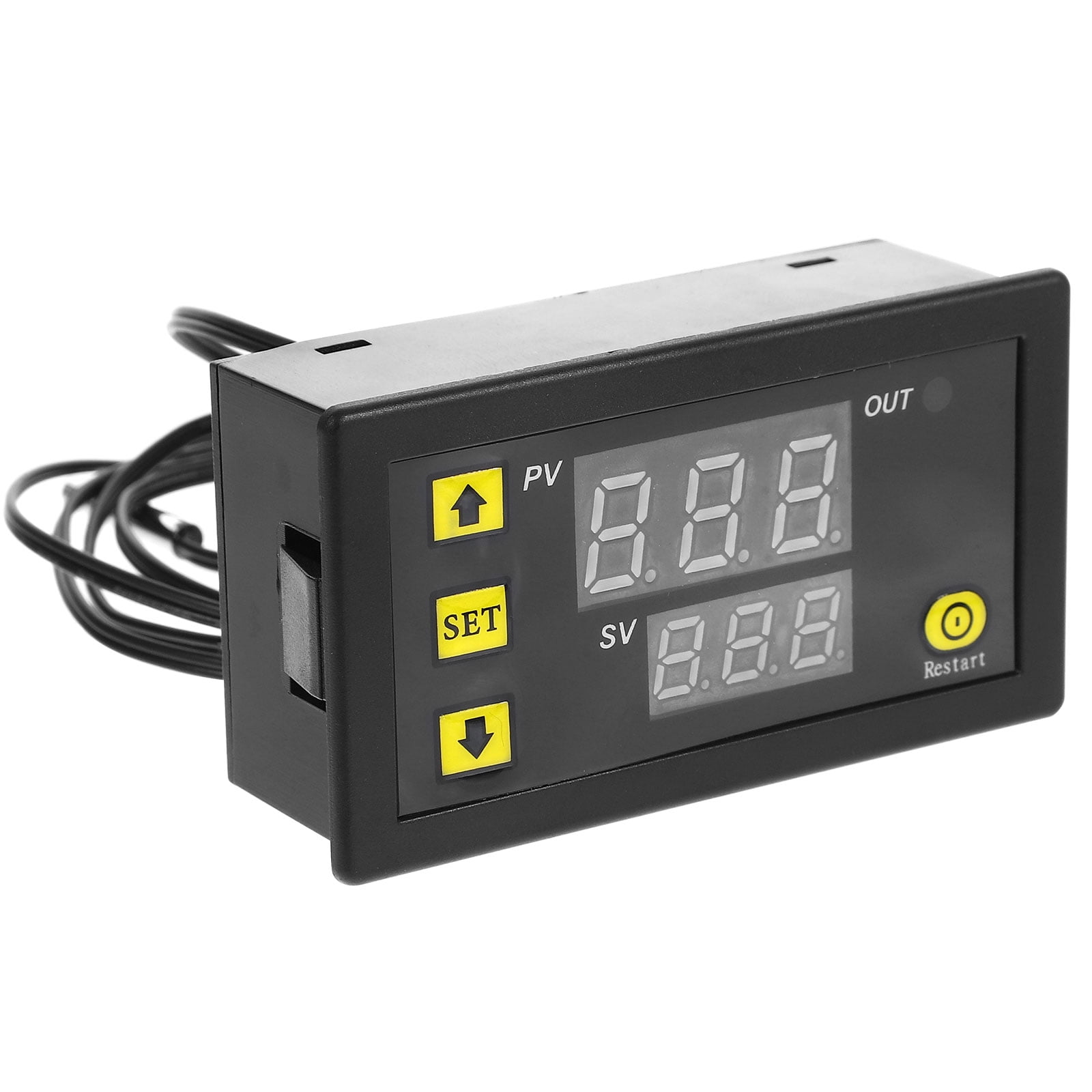 Masteelf Thermostat Module Timer Relay Board Temperature Controller Switch Black - Walmart.com