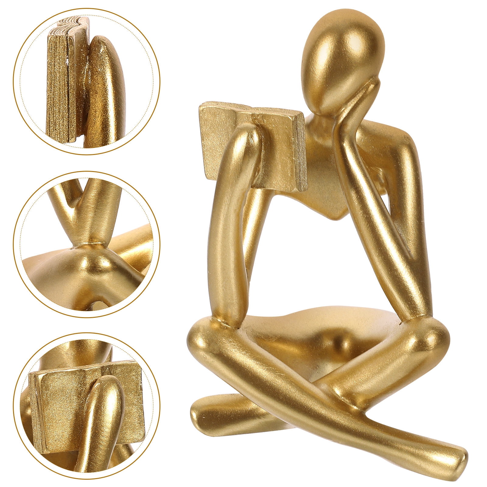 Masteelf Thinker Statue Abstract Art Sculpture Table Centerpieces ...