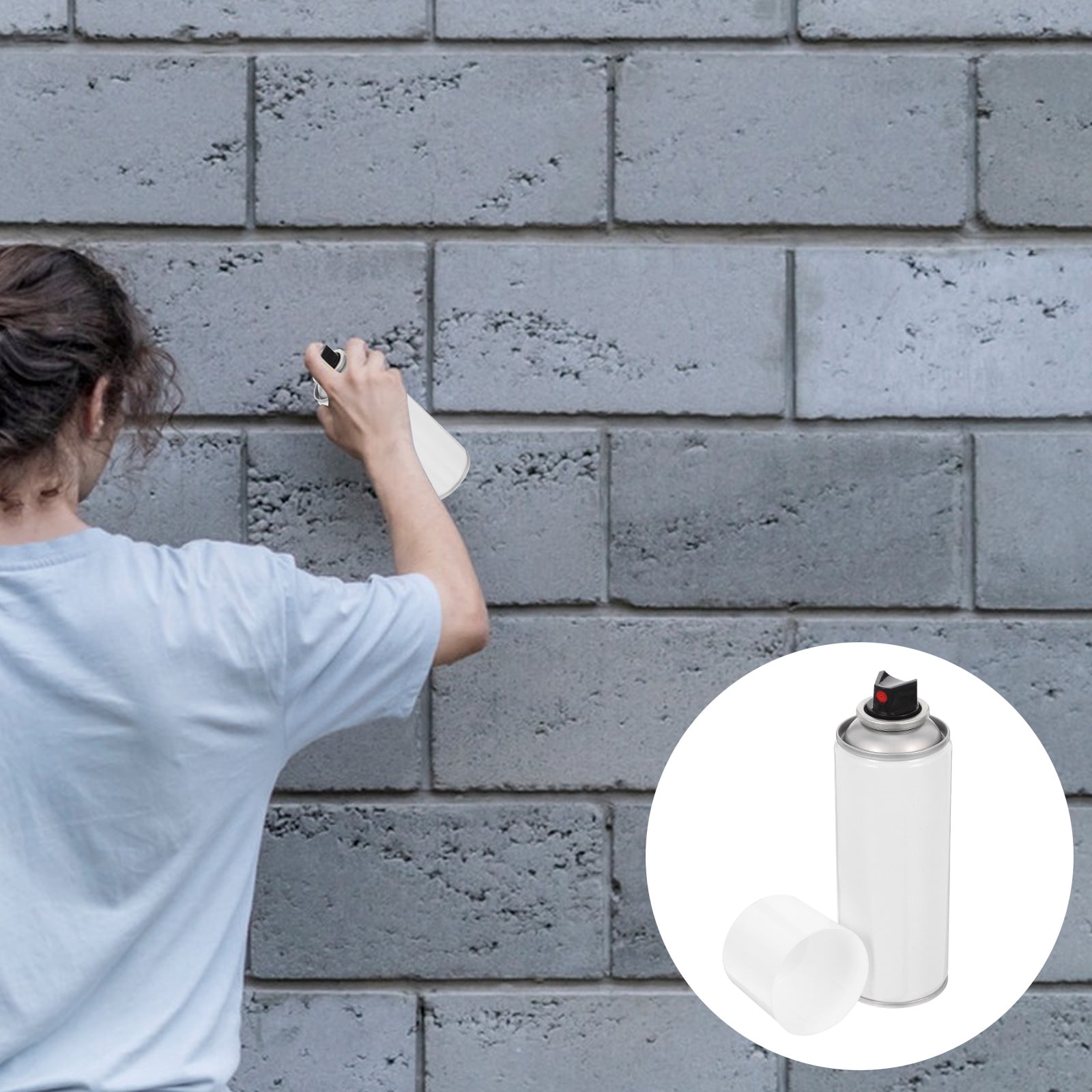 Masteelf Tinplate Aerosol Spray Can Refillable Spray Bottle for DIY ...