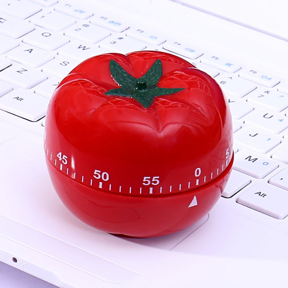 Masteelf Tomato Shape Manual Rotate Timer Household Countdown Timer 1 ...