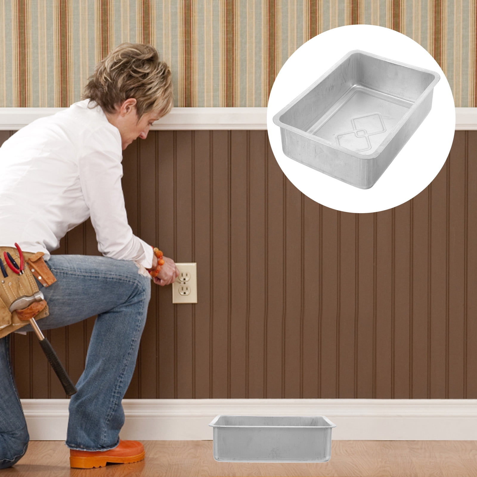 Masteelf Tool Storage Organizer Iron Sheet Metal Turnover Box ...