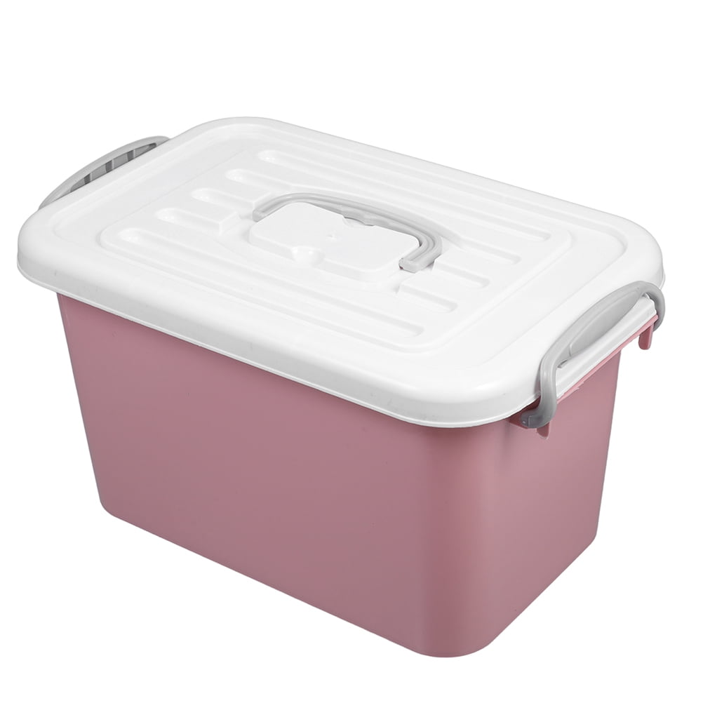 Masteelf Toy Craft Storage Box With Lid For Home Large Plastic Storage ...